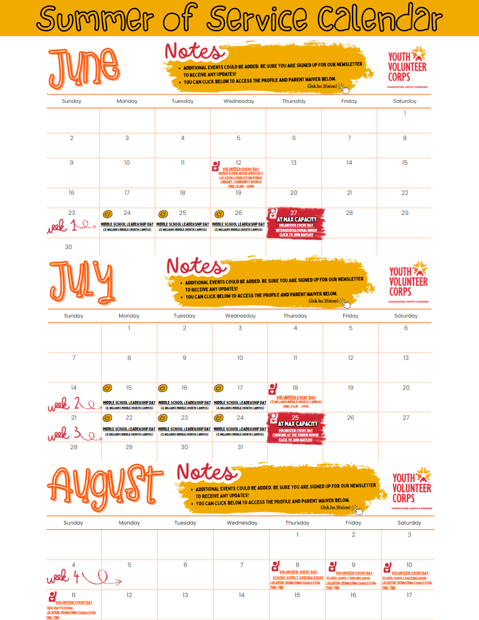 2024 Summer of Service – CHS Youth